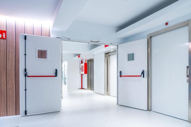 Automatic Steel Fire And Swing Door - nitsui india fire door